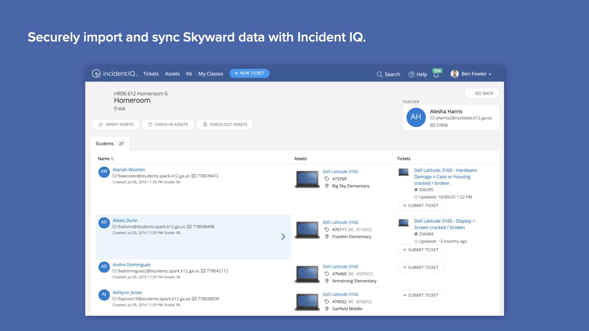 Skyward - Incident IQ