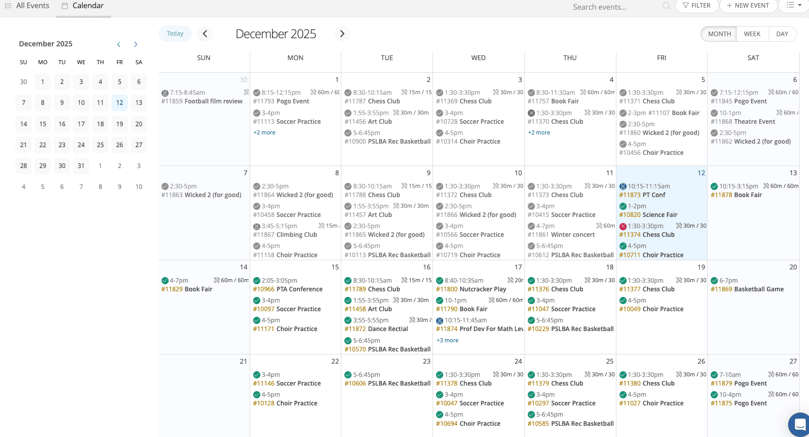 School Event Calendar Software for K-12 | Incident IQ